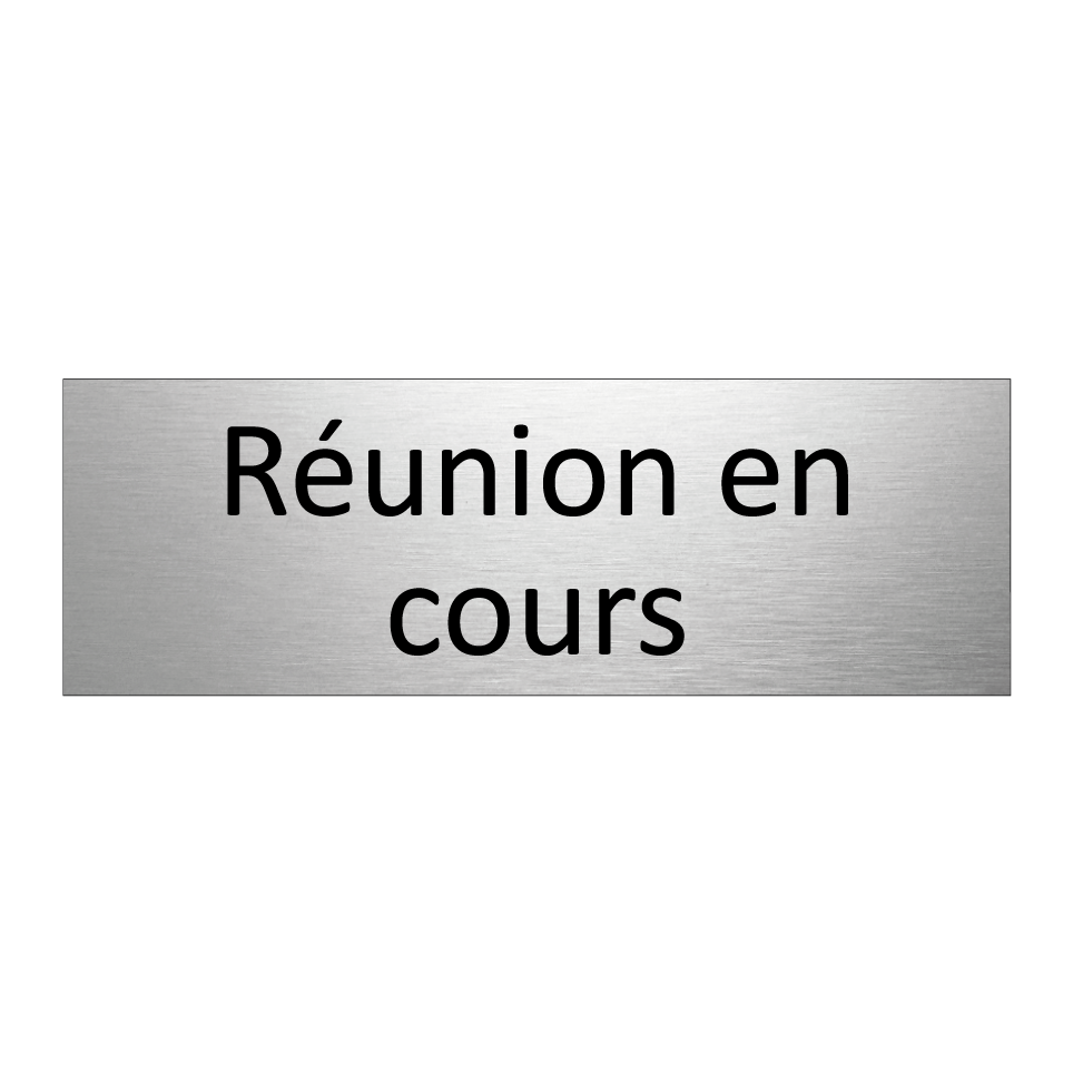 Réunion en cours Panneau | SignOnline | FR-I1382